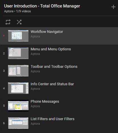 Webinar & Training Videos – Aptora Support