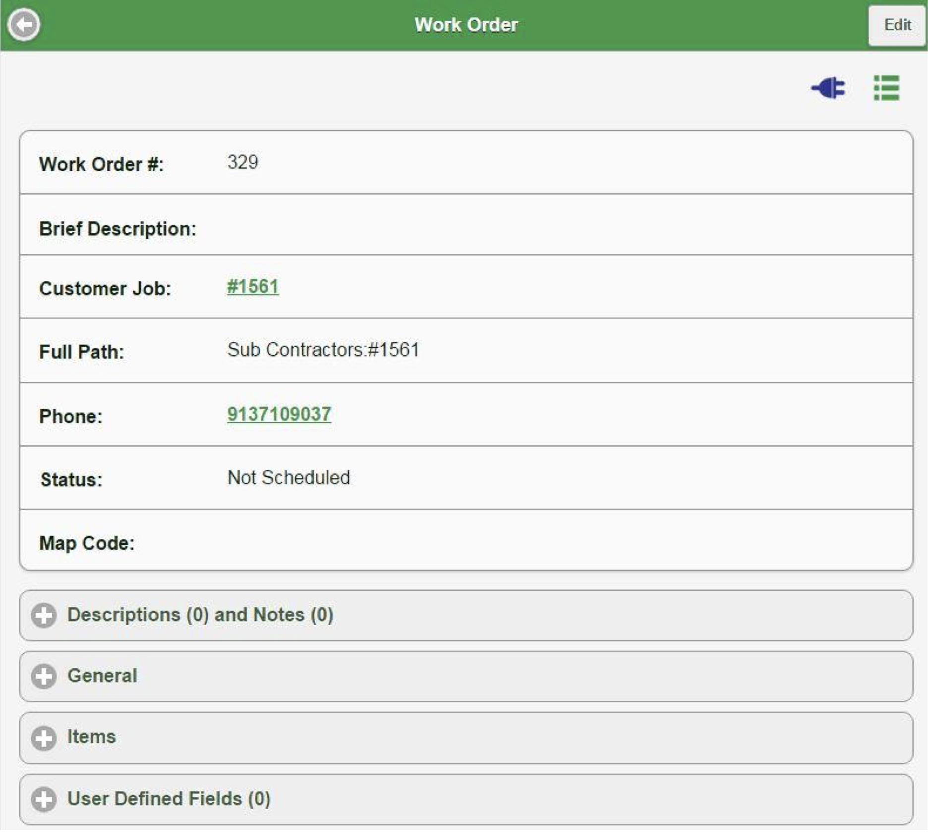 9.5 | Work Orders - Aptora Support
