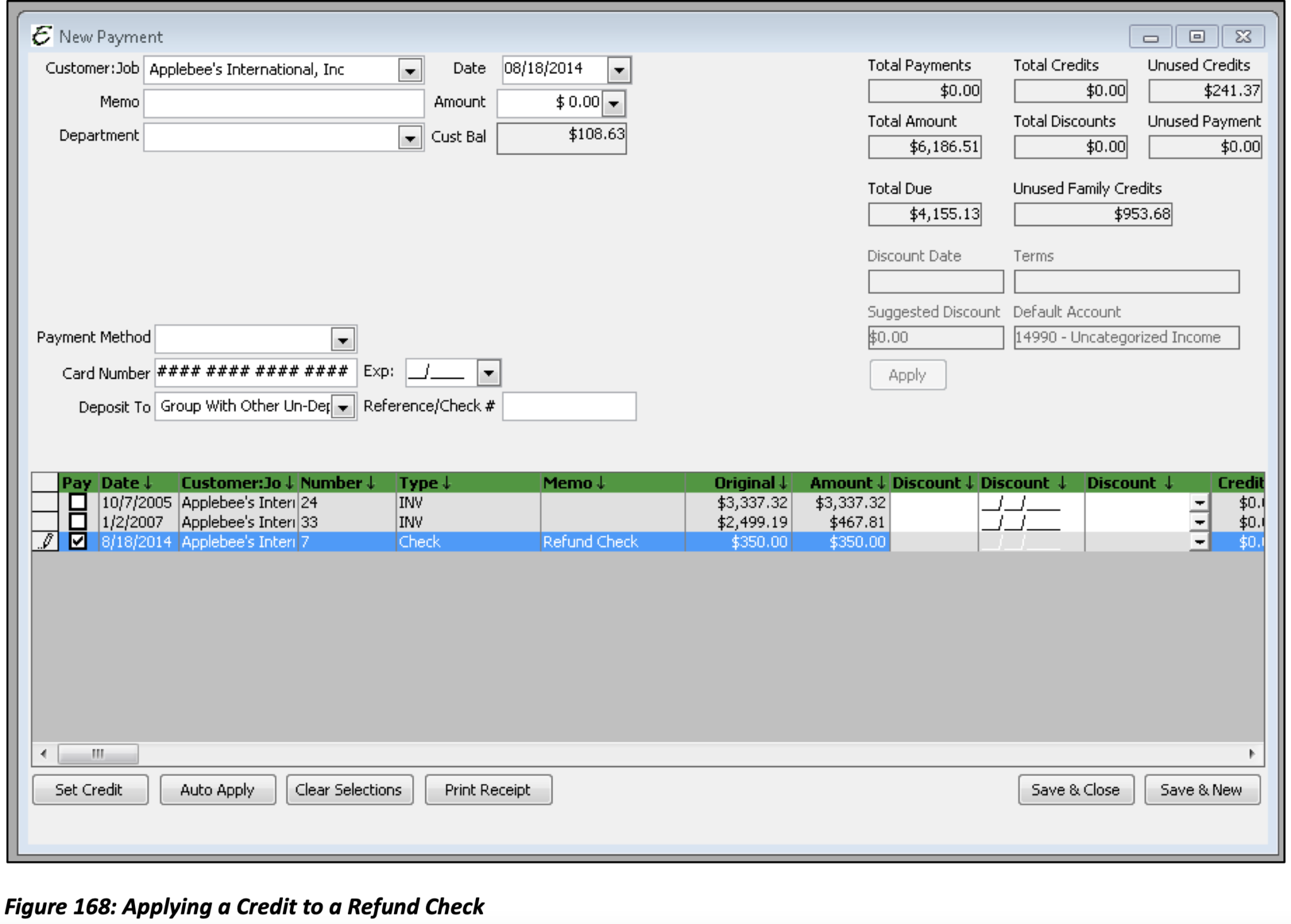 4.5 | How to Create and Apply Customer Credits - Aptora Support