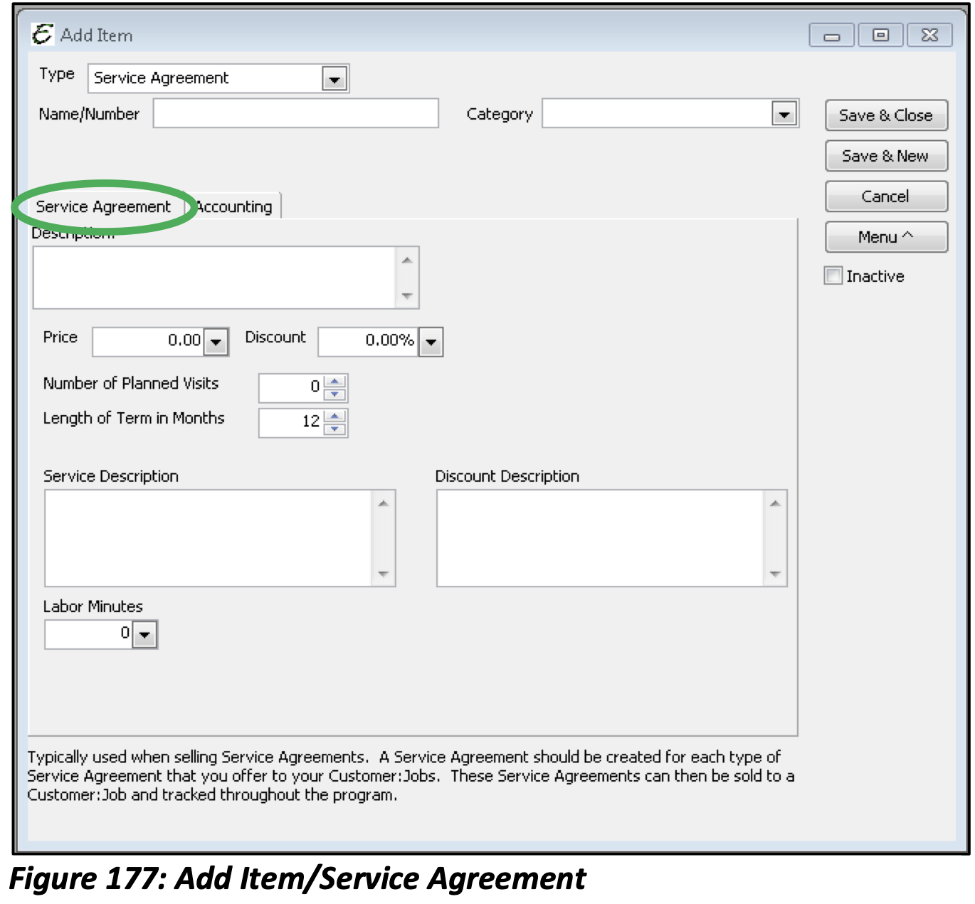 5.2 | Understanding the Service Agreement Item Type - Aptora Support
