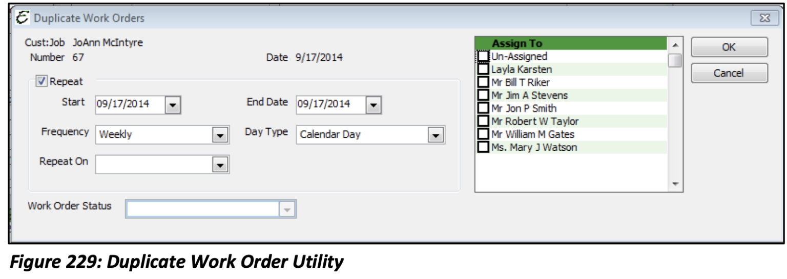 7.3 | Entering Work Orders - Aptora Support