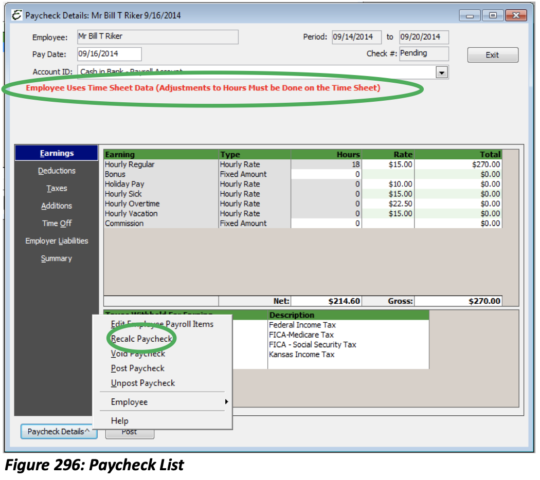 8.7 | Editing, Printing Paychecks, and Direct Deposit – Aptora Support