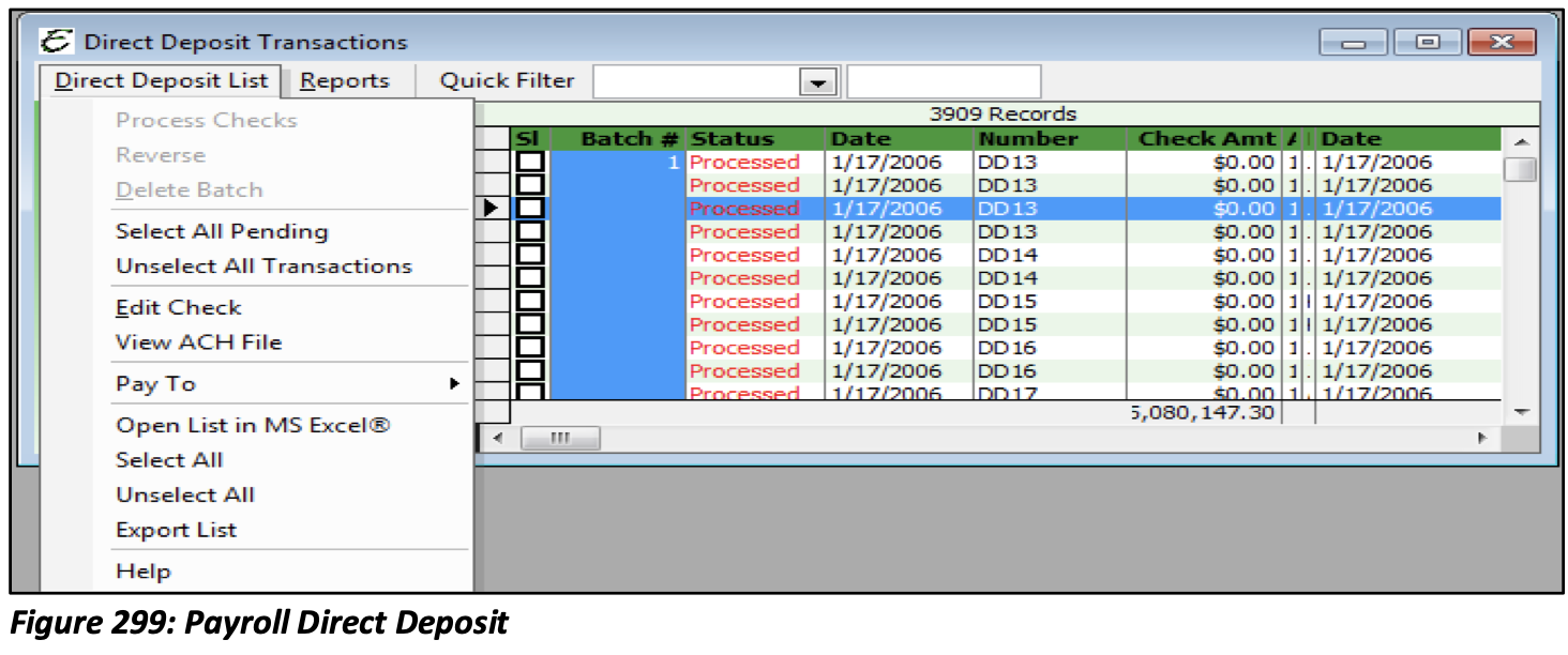 8.7 | Editing, Printing Paychecks, and Direct Deposit – Aptora Support