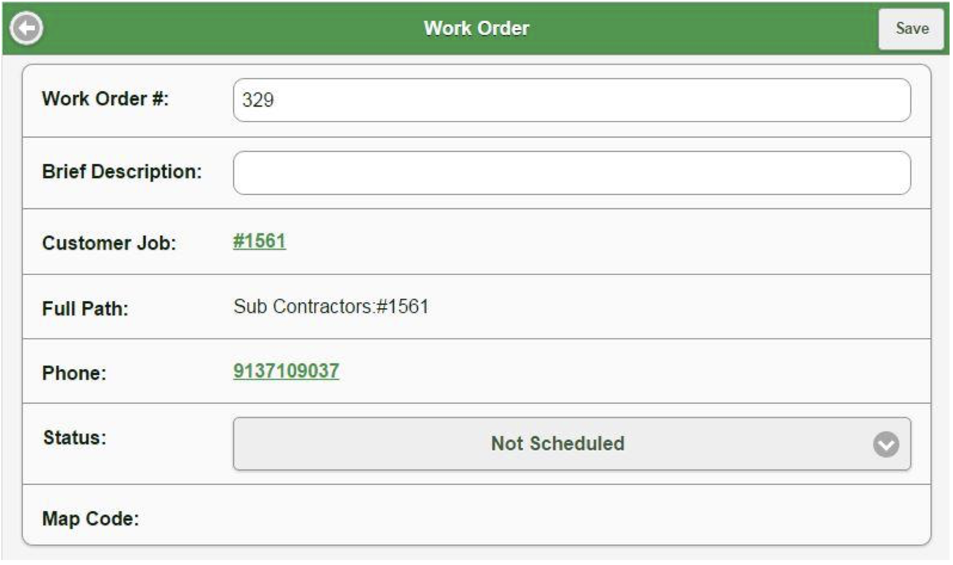 9.5 | Work Orders - Aptora Support